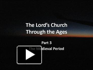 PPT – The Lord PowerPoint presentation | free to download - id: 69b551 ...