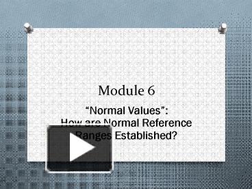 PPT – Module 6 PowerPoint presentation | free to download - id: 69bf1e ...