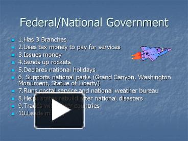 Federal/National Government presentation | free to download