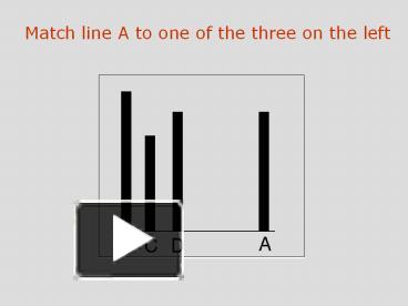 Match line A to one of the three on the left presentation | free to ...
