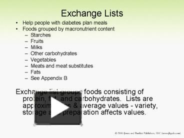 Exchange Lists presentation | free to download