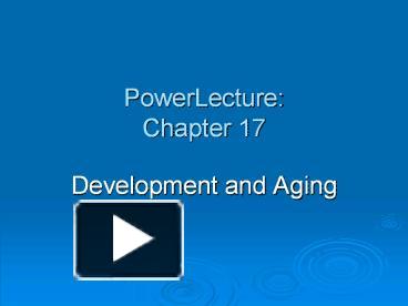 PPT – PowerLecture: Chapter 17 PowerPoint presentation | free to ...