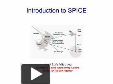 Introduction to SPICE presentation | free to download
