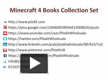 PPT – Minecraft 4 Books Collection Set PowerPoint presentation | free ...