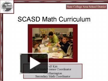 PPT – SCASD Math Curriculum PowerPoint presentation | free to download ...