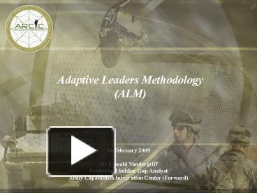 PPT – TRADOC: Where Tomorrow PowerPoint presentation | free to view ...