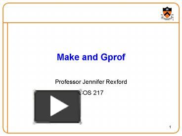PPT – Make and Gprof PowerPoint presentation | free to download - id ...
