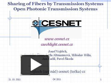 Josef Vojtech, presentation | free to download