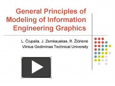 PPT – General Principles of Modeling of Information Engineering ...
