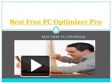 Best Free PC Optimizer Pro Software presentation | free to download