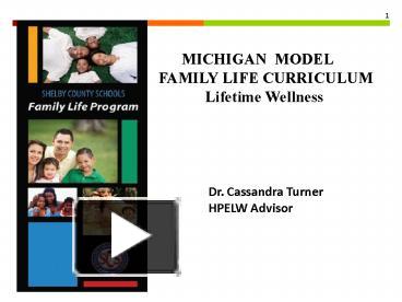 MICHIGAN MODEL FAMILY LIFE CURRICULUM presentation | free to download