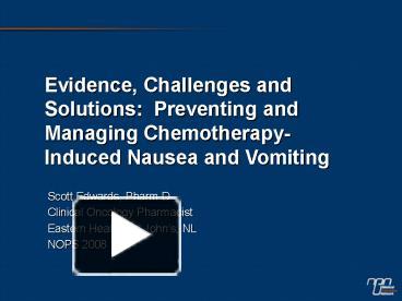 Evidence, Challenges presentation | free to view