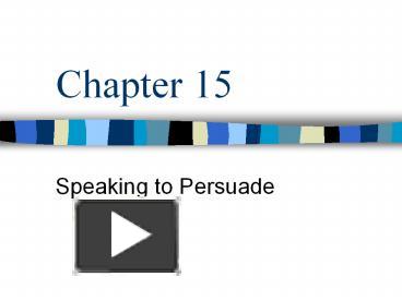 Speaking to Persuade presentation | free to download