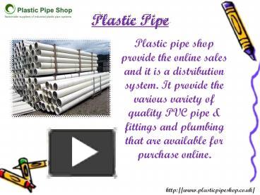 Plastic Pipe presentation | free to download