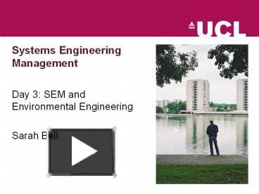 PPT – Systems Engineering Management PowerPoint presentation | free to ...