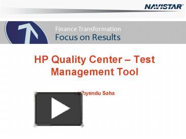 PPT – HP Quality Center PowerPoint presentation | free to download - id ...