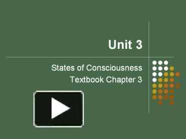 PPT – States of Consciousness PowerPoint presentation | free to view ...
