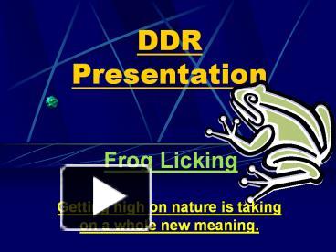 PPT – DDR Presentation PowerPoint presentation | free to download - id ...