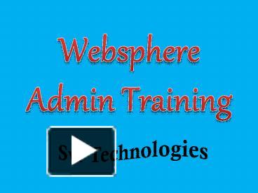 websphere admin training (1) presentation | free to download