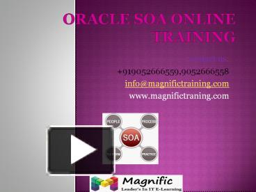 oracle soa online training hyderabad presentation | free to download