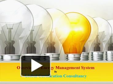 Overview of Energy Management System presentation | free to download