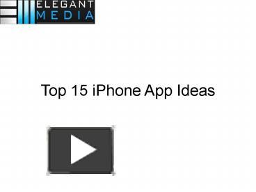 Top 15 App Ideas For App Development presentation | free to download