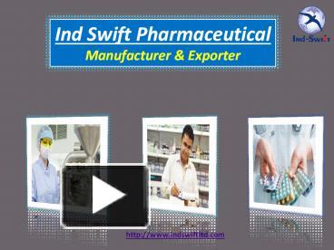 PPT – Top Pharma Company in India | Ind Swift PowerPoint presentation ...