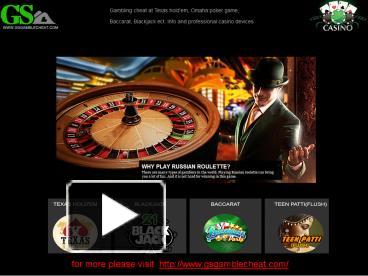 Russian roulette cheat helps you know how to cheat at Russian roulette ...