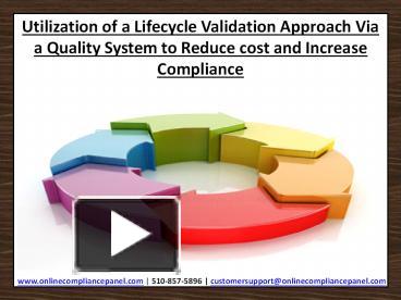 PPT – Utilization of a Life-cycle Validation Approach PowerPoint ...