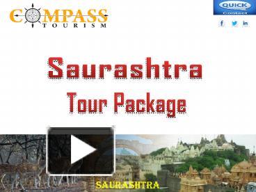 PPT – Saurashtra tour packages from Ahmedabad | Compass Tourism ...