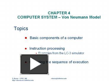 CHAPTER 4 COMPUTER SYSTEM presentation | free to view