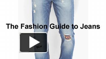 The Style Guide to Jeans presentation | free to download
