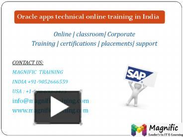 oracle msbi online training classes in hyderabad,india presentation ...