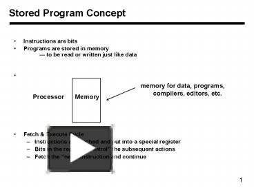 PPT – Instructions are bits PowerPoint presentation | free to view - id ...