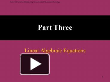 PPT – Part Three PowerPoint presentation | free to view - id: 6baa3d-ZDA5Z