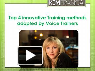 Voice Trainers presentation | free to download