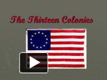 The Thirteen Colonies presentation | free to download