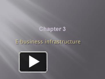 PPT – E-business infrastructure PowerPoint presentation | free to ...