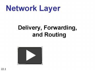 PPT – Network Layer PowerPoint presentation | free to view - id: 6bd035 ...