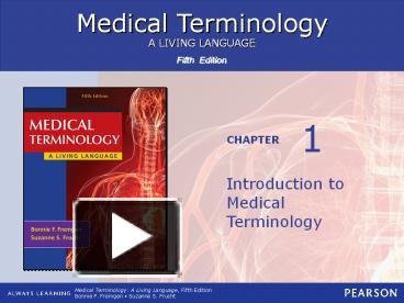 Introduction to Medical Terminology presentation | free to view
