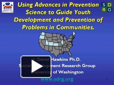Using Advances in Prevention Science to Guide Youth Development and ...