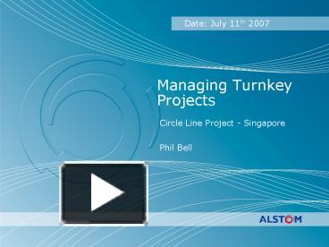 Managing Turnkey Projects presentation | free to view
