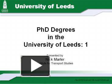 Overview of University Perspective presentation | free to download