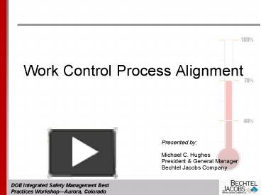 PPT – Work Control Process Alignment PowerPoint presentation | free to ...