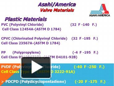 PVC (Polyvinyl Chloride) (32 presentation | free to download