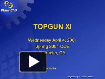 TOPGUN XI presentation | free to view