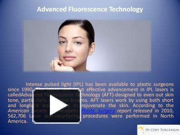 PPT – Advanced Fluorescence Technology PowerPoint presentation | free ...