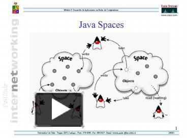 PPT – Java Spaces PowerPoint presentation | free to download - id ...
