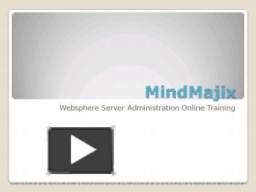 Websphere Server Administration Online Training presentation | free to ...