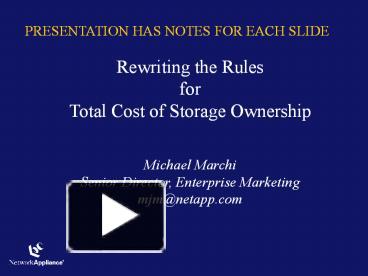PPT – NetApp PowerPoint Template PowerPoint presentation | free to ...
